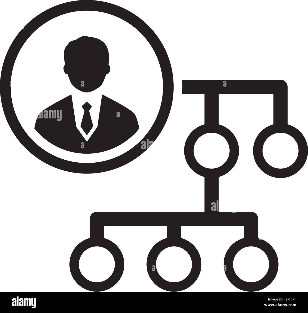 Business Connections Icon. Flat Design Stock Vector Image & Art - Alamy