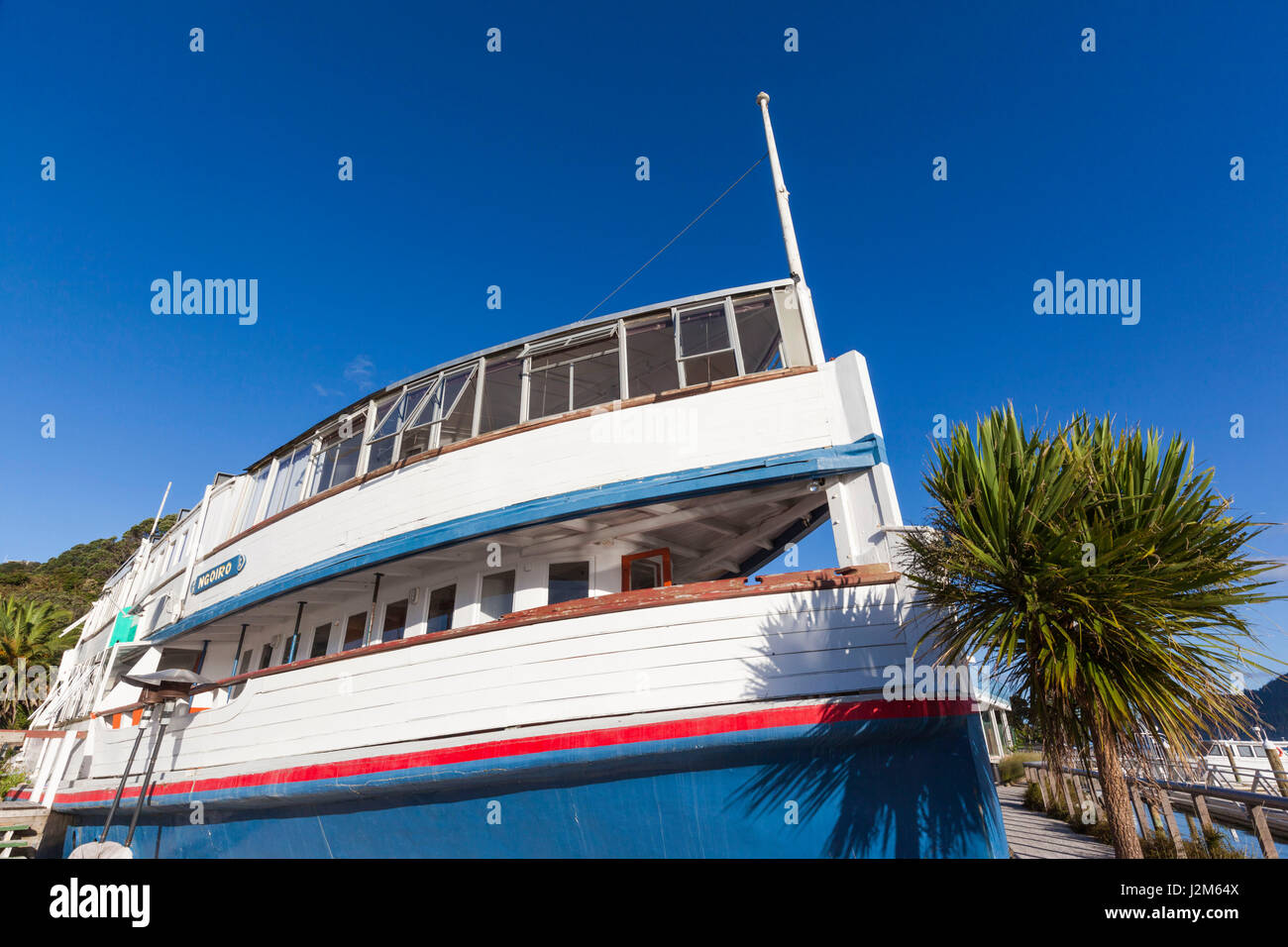 New Zealand, North Island, Coromandel Peninsula, Tairua, Ngoiro, former ...