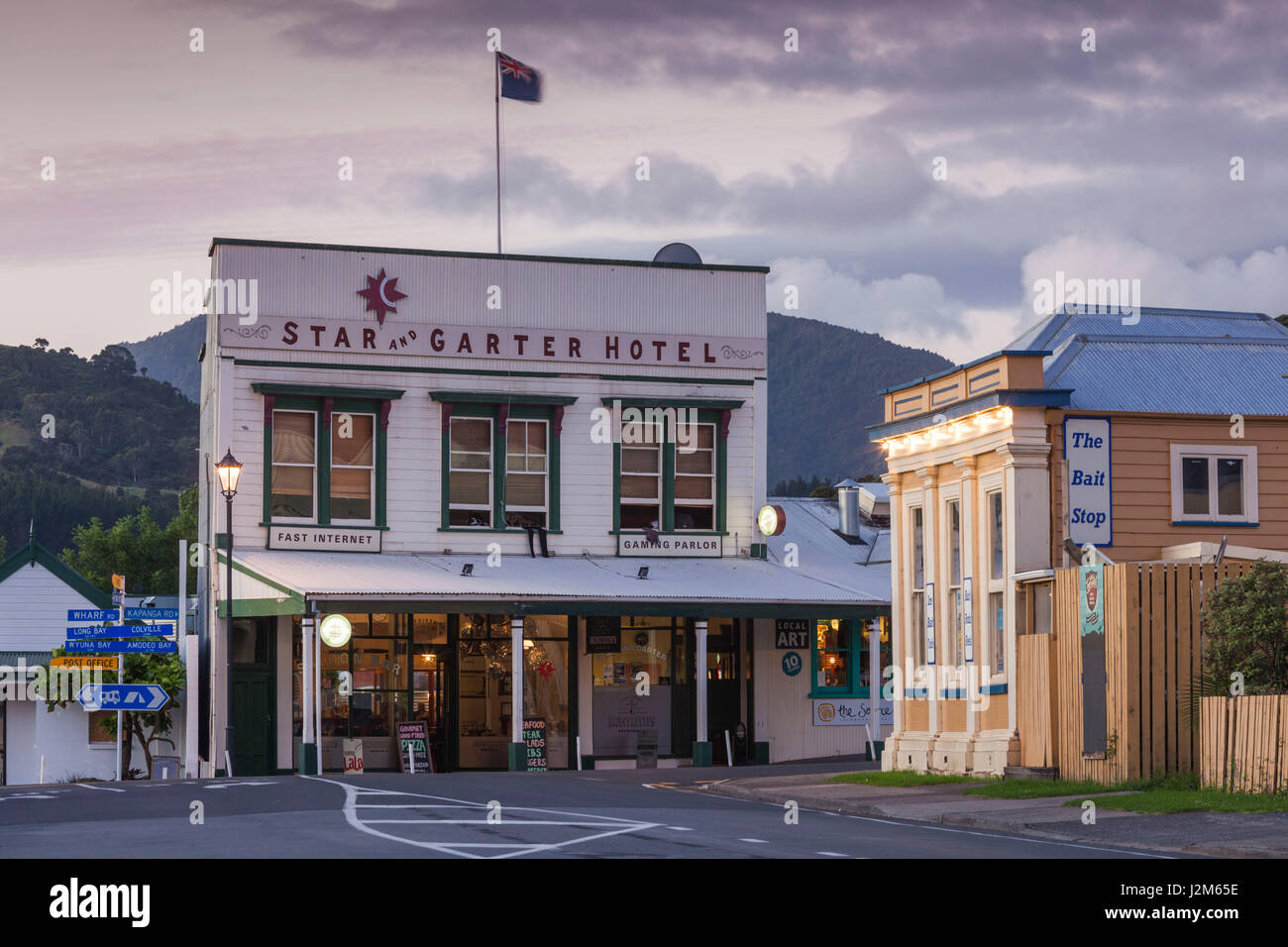 New Zealand, North Island, Coromandel Peninsula, Coromandel Town, Star ...