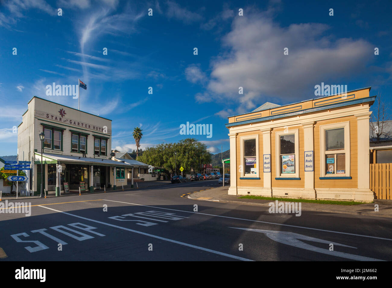 New Zealand, North Island, Coromandel Peninsula, Coromandel Town, Star ...