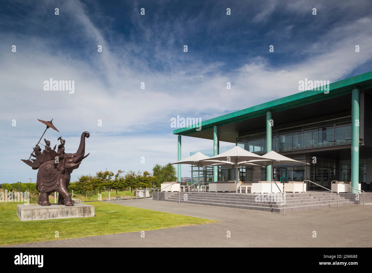 New Zealand, North Island, Hawkes Bay, Te Awanga, Elephant Hill Winery ...