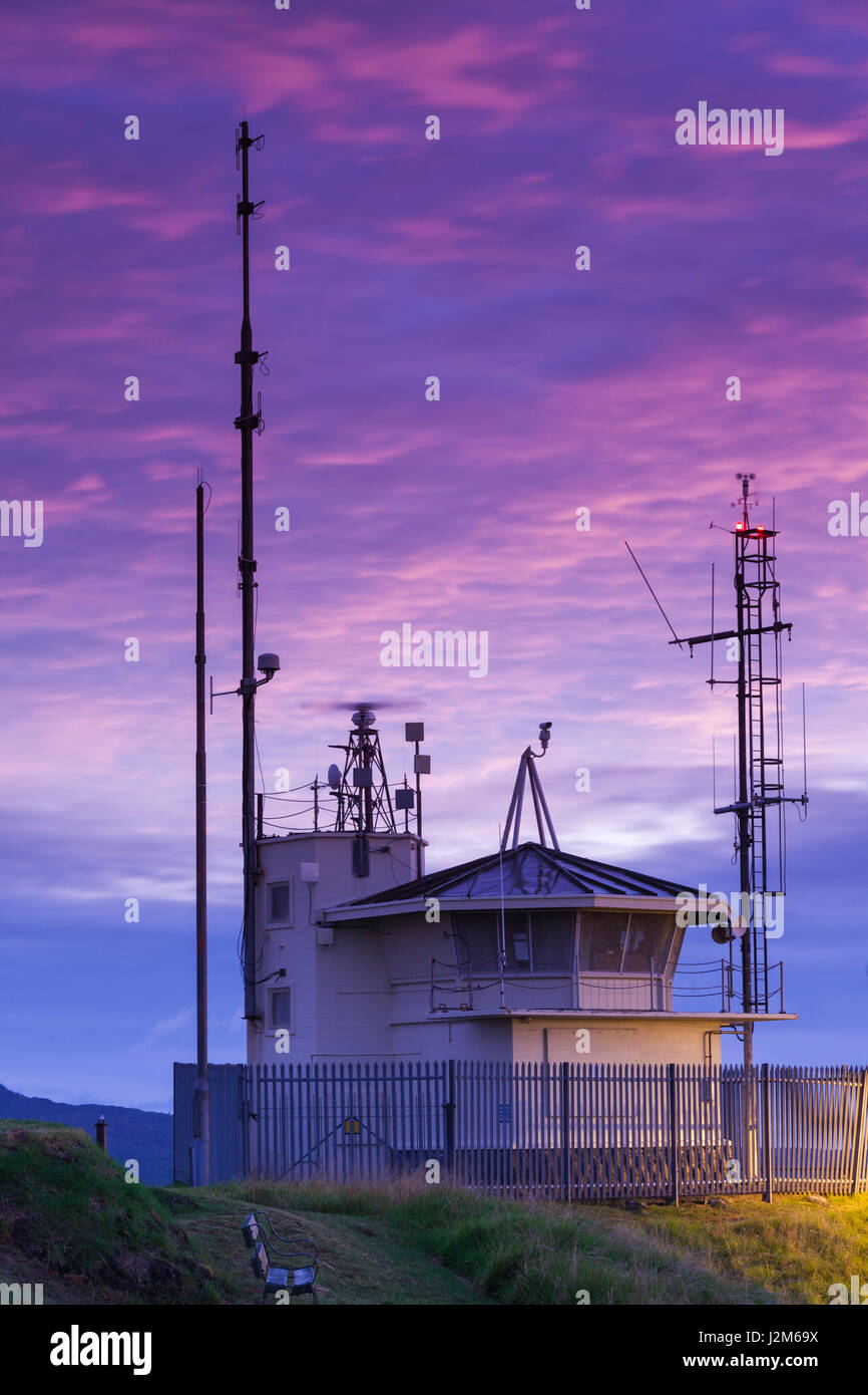 New Zealand, North Island, Auckland, Mt. Victoria weather station ...