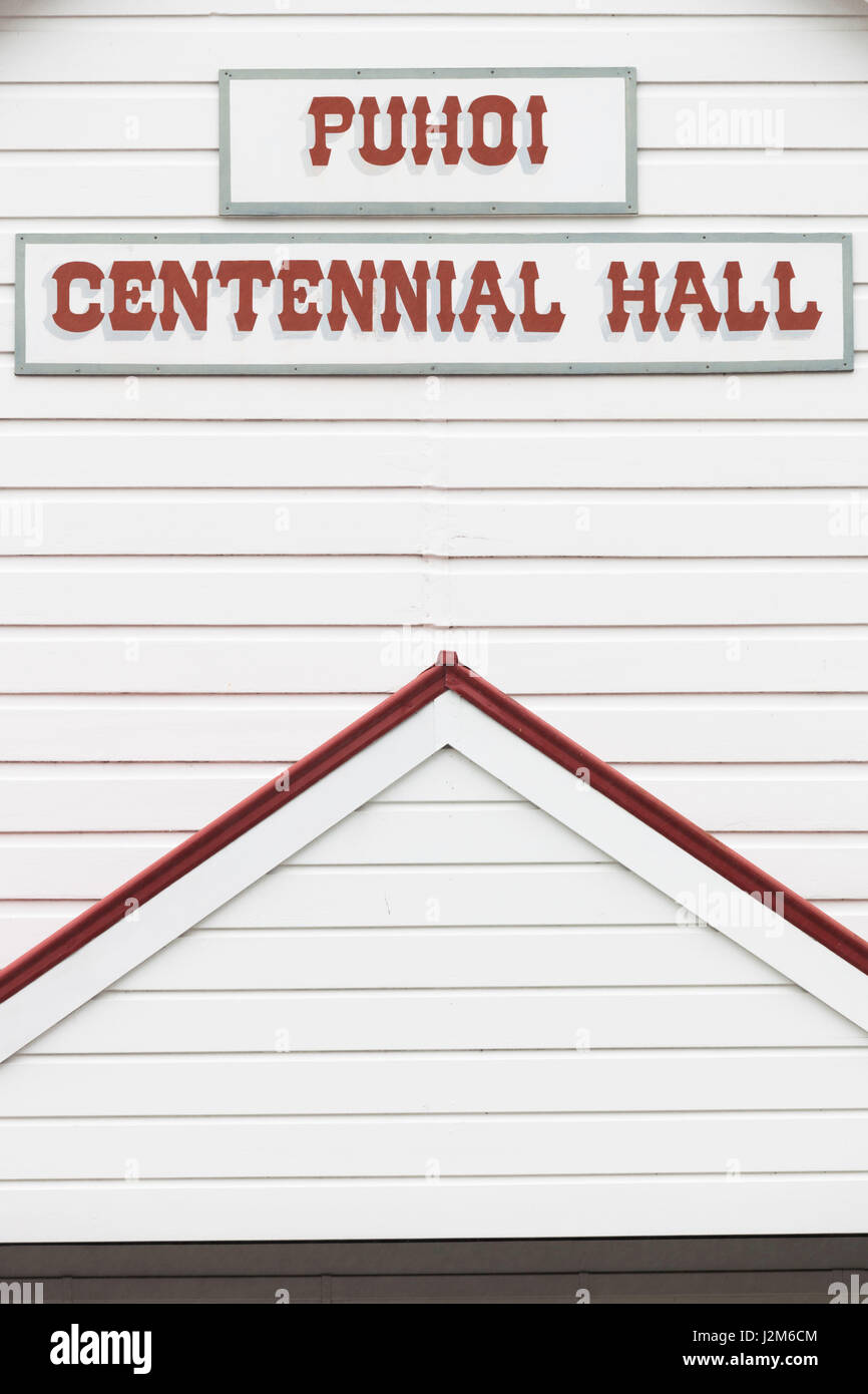 Puhoi centenial hall hi-res stock photography and images - Alamy