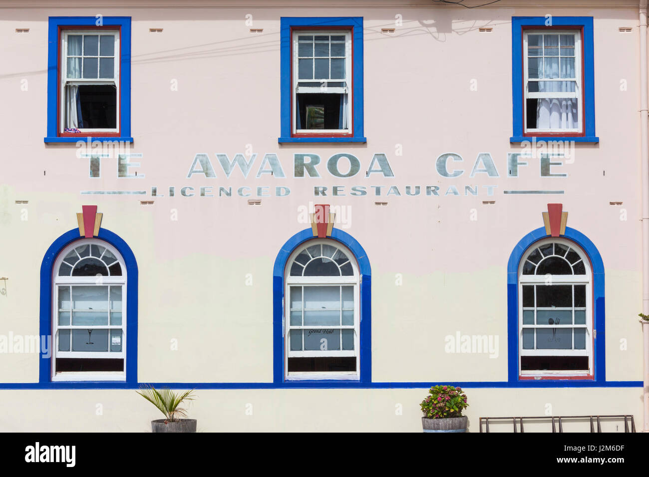 New Zealand, North Island, Helensville, The Grand Hotel Stock Photo - Alamy