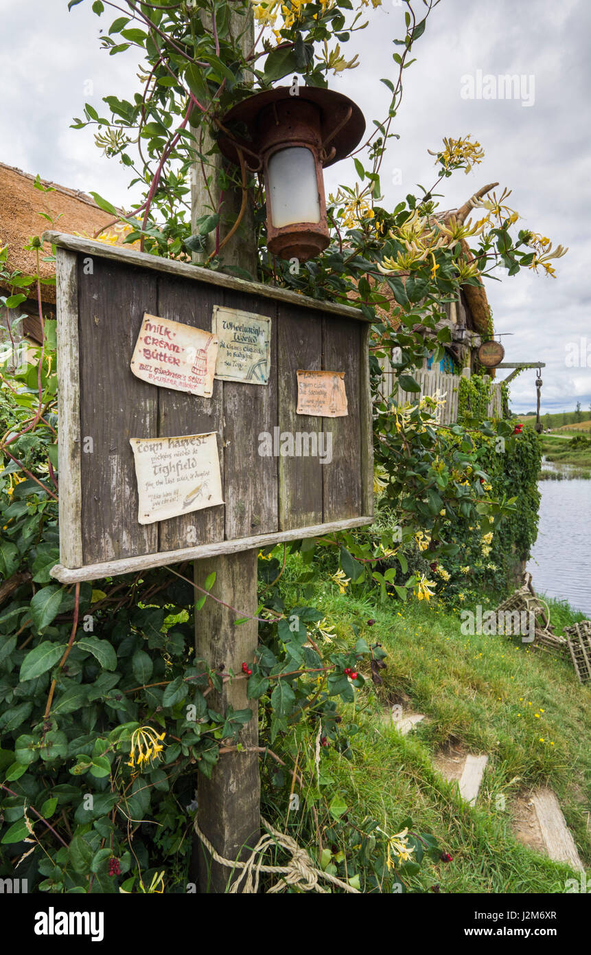 New Zealand, North Island, Matamata, Hobbiton Movie Set, Hobbit ...
