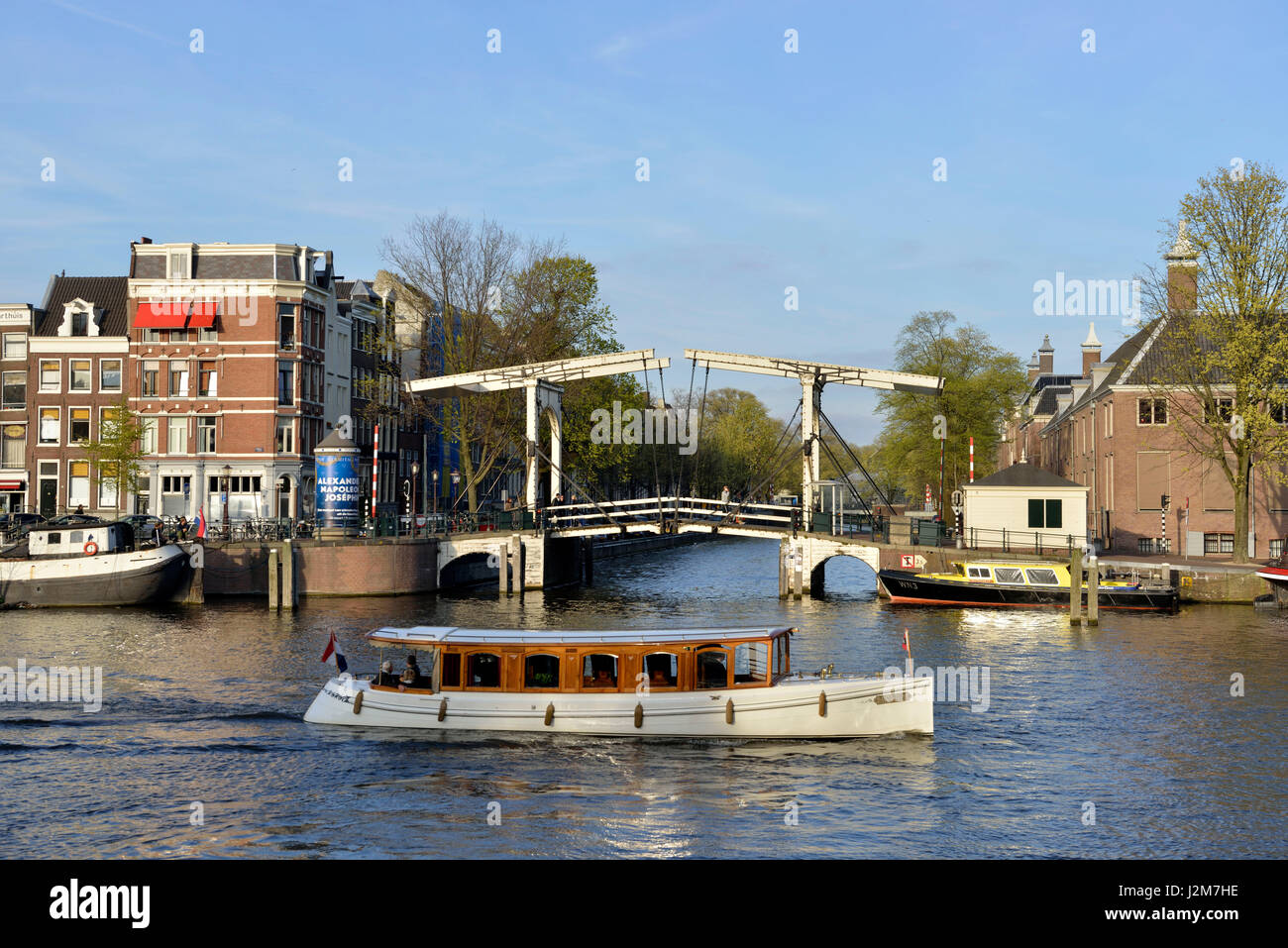 Netherlands, North Holland / Noord-Holland, Amsterdam, Amstel River ...
