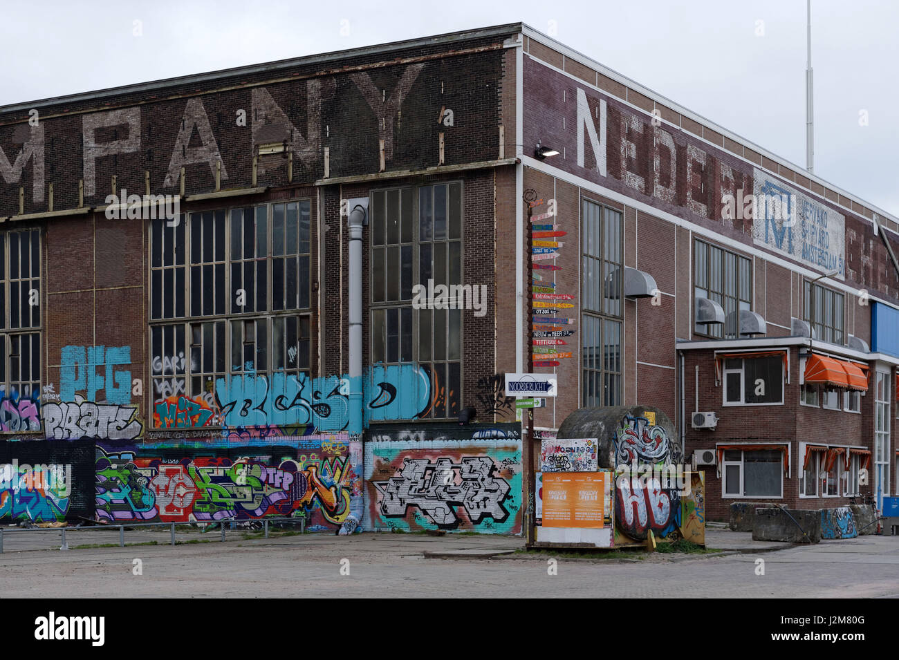 Netherlands, North Holland / Noord-Holland, Amsterdam, North IJ banks ...