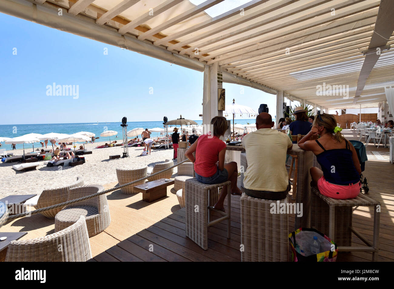 France, Herault, Villeneuve-lès-Maguelone, Le Carré Mer, restaurant Bar ...