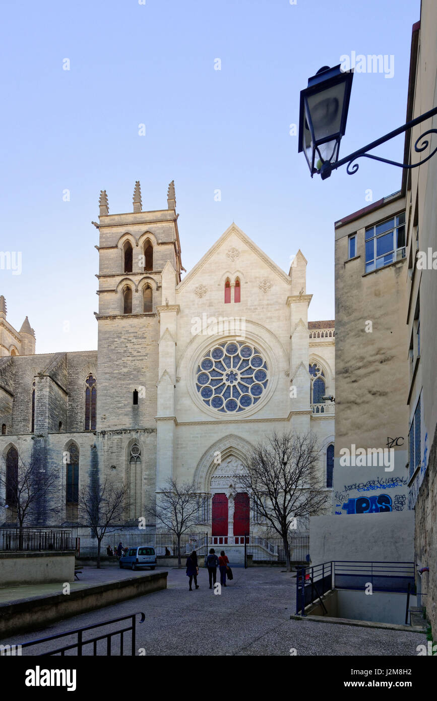France, Herault, Montpellier, historical center, the Ecusson district ...