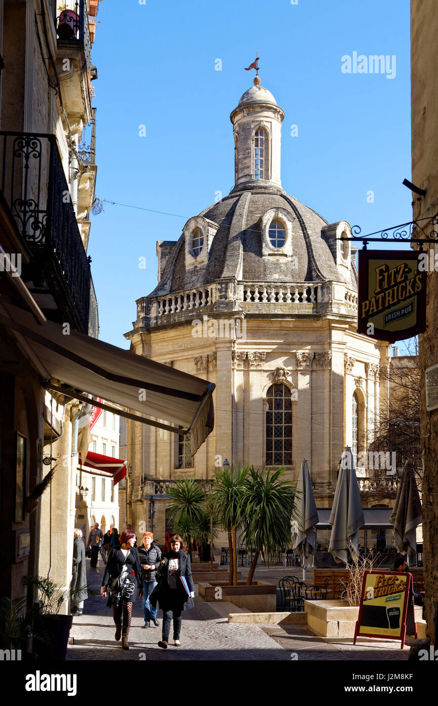 France, Herault, Montpellier, historical center, the Ecusson, place ...