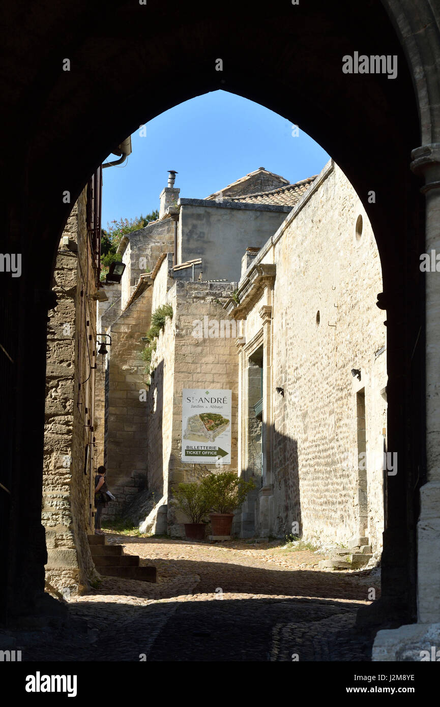 France, Gard, Villeneuve les Avignon, Saint Andre Fort Stock Photo - Alamy