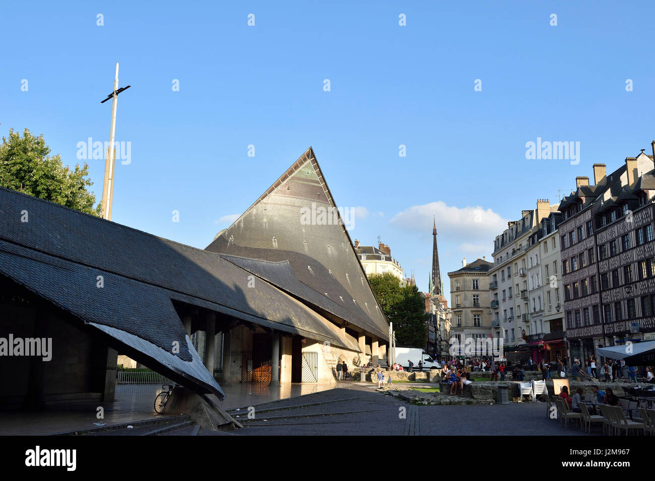 Rouen church saint joan arc hi-res stock photography and images - Alamy