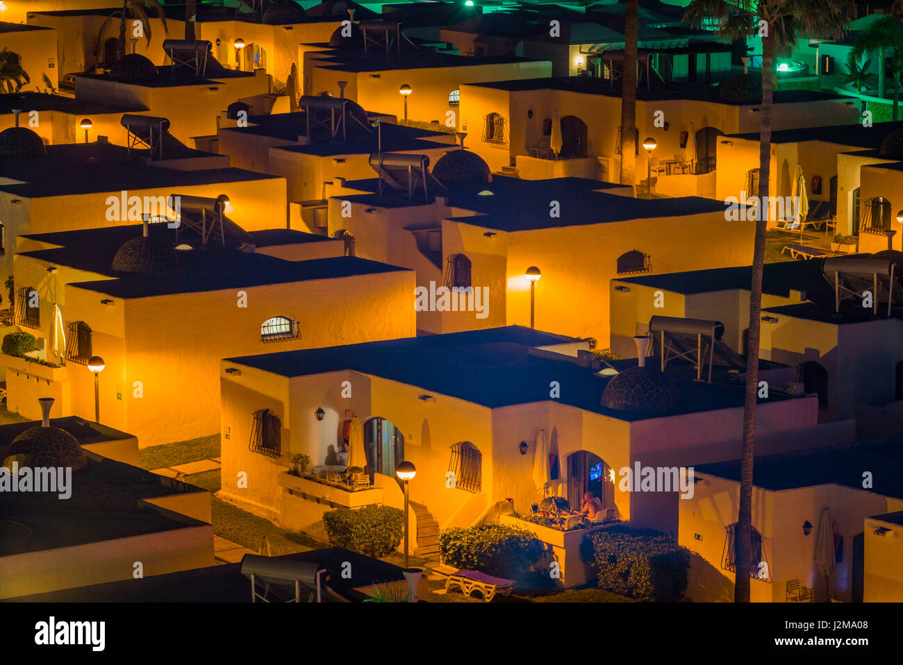 Spain, Canary Islands, Tenerife, Playa de Las Americas, Playa de Troya ...