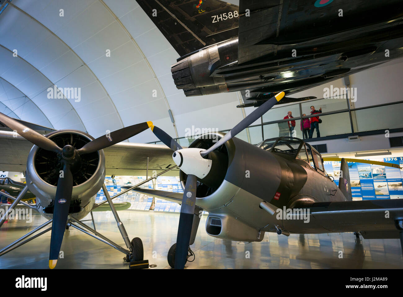 England, London-Hendon, RAF Museum London, Milestones of Flight Gallery ...