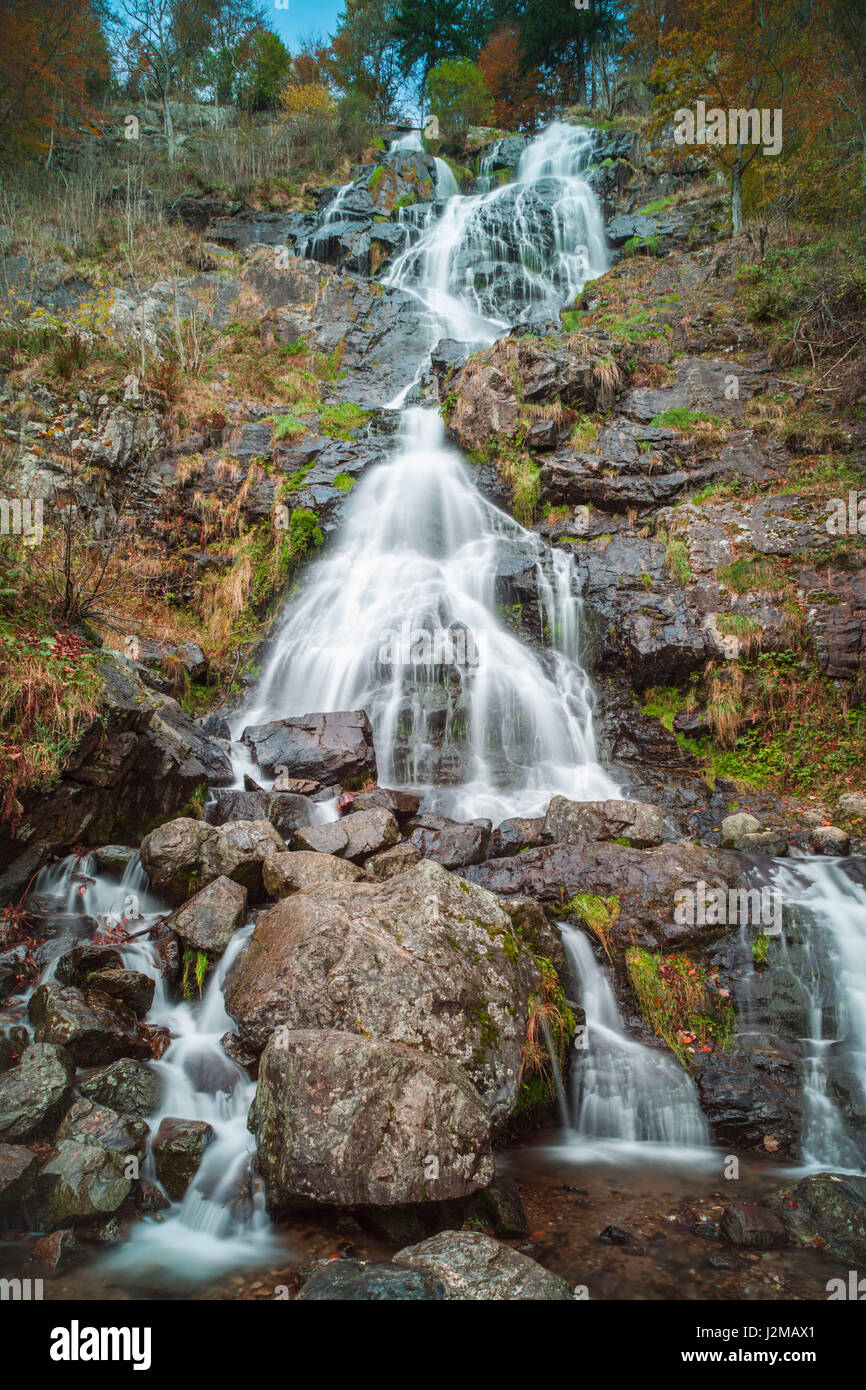 Germany, Baden-Wurttemburg, Black Forest, Todtnau, Todtnau Waterfalls ...