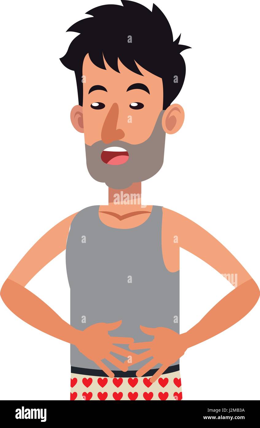 character man rest with clothes sleep Stock Vector Image & Art - Alamy