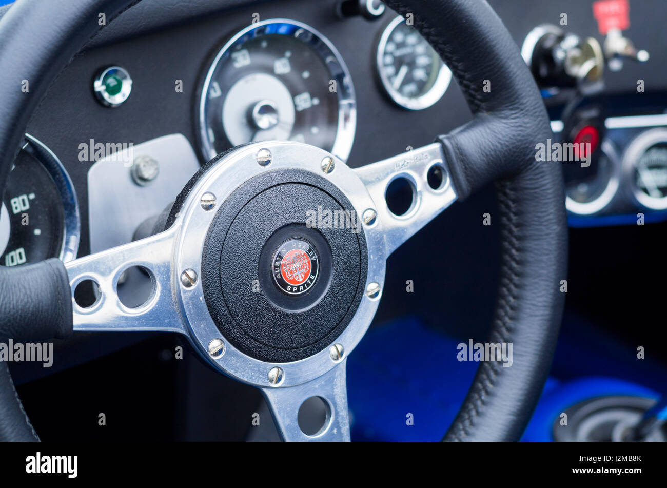USA, Massachusetts, Beverly Farms, antique cars, 1960s Austin Healy ...