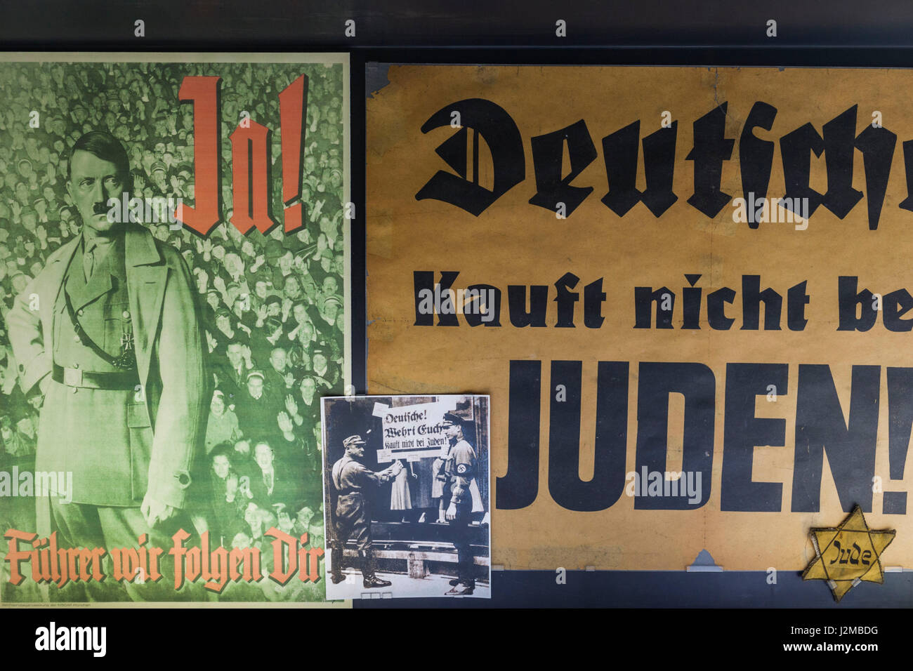 Hitler poster holocaust museum hi-res stock photography and images - Alamy