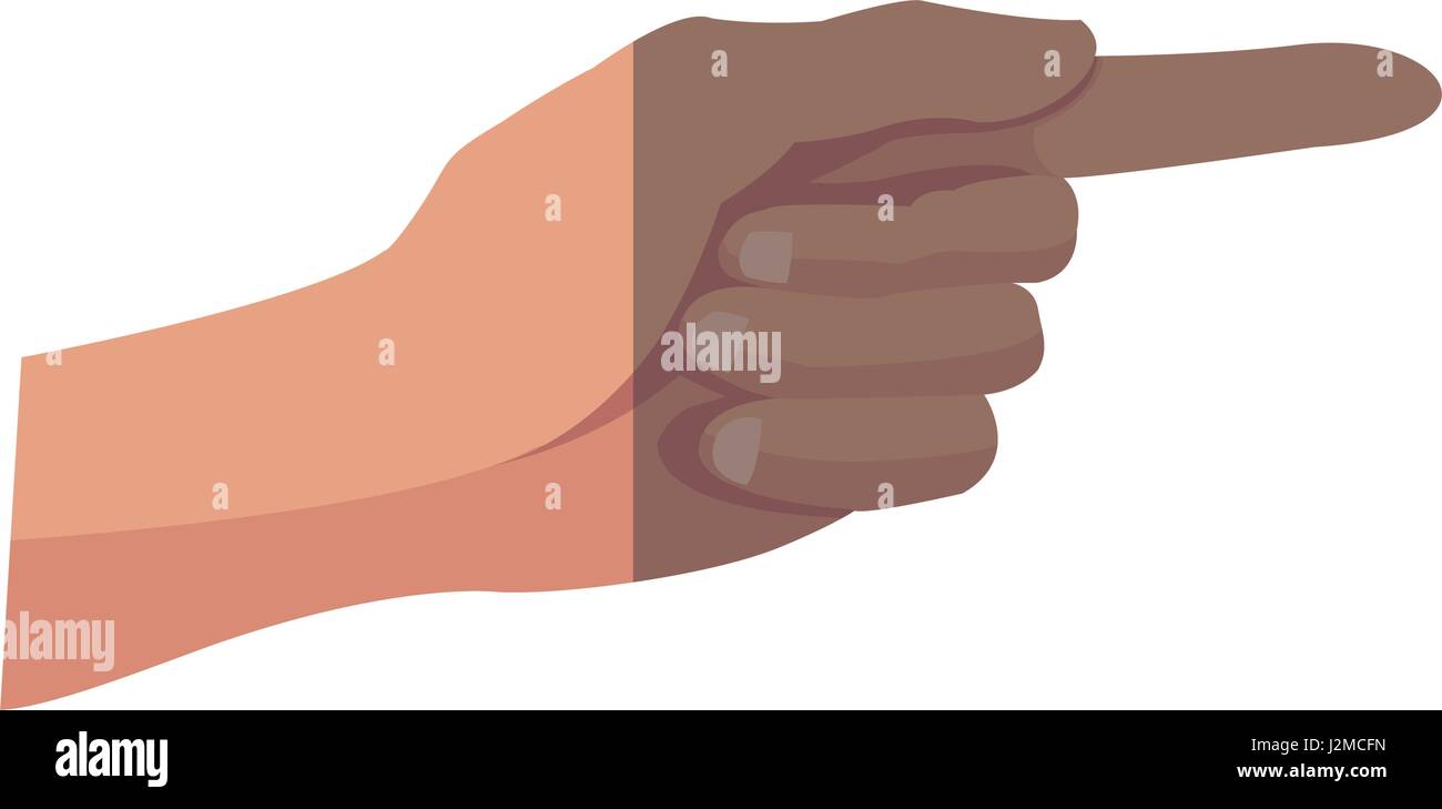 hand pointing voting celebration national concept Stock Vector Image ...