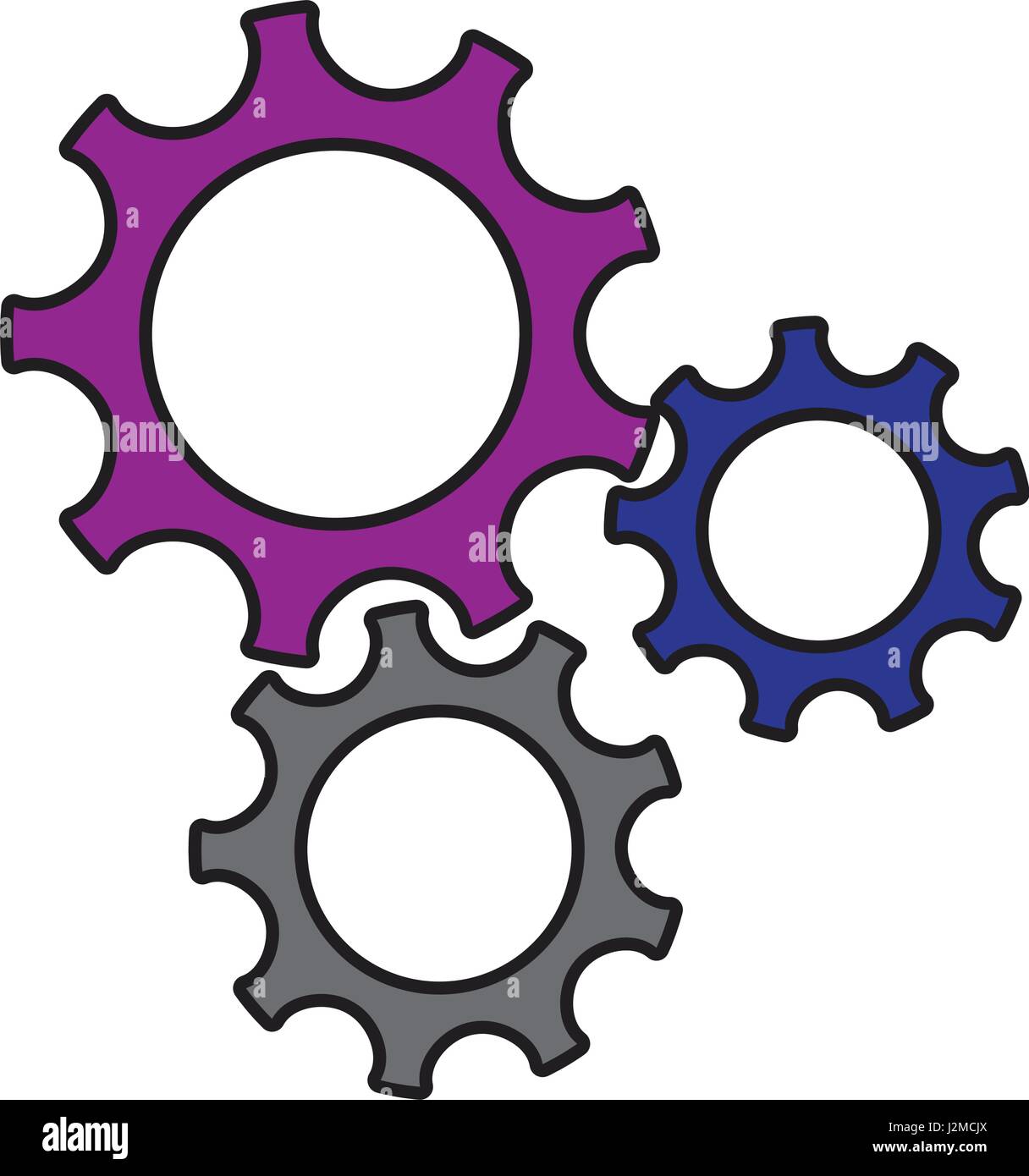 gears wheel cogs teamwork idea collaboration Stock Vector Image & Art ...