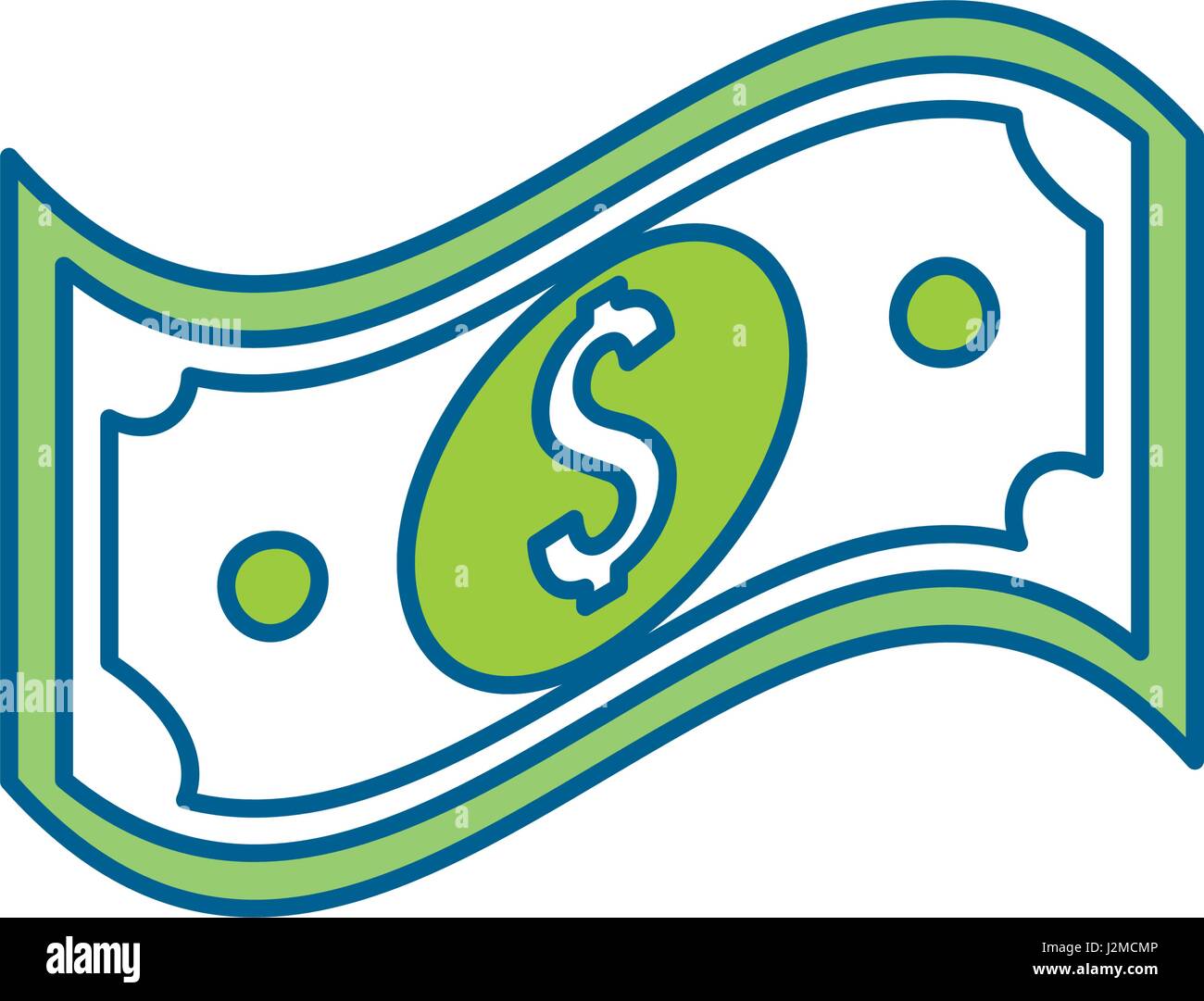 green bill dollar money Stock Vector Image & Art - Alamy