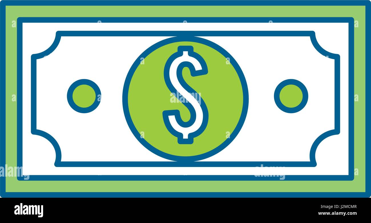 green bill dollar money Stock Vector Image & Art - Alamy