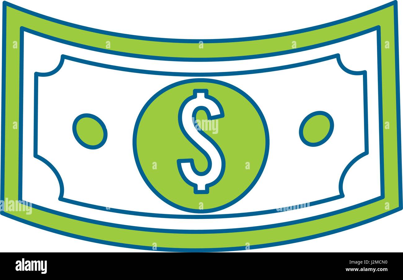 green bill dollar money Stock Vector Image & Art - Alamy