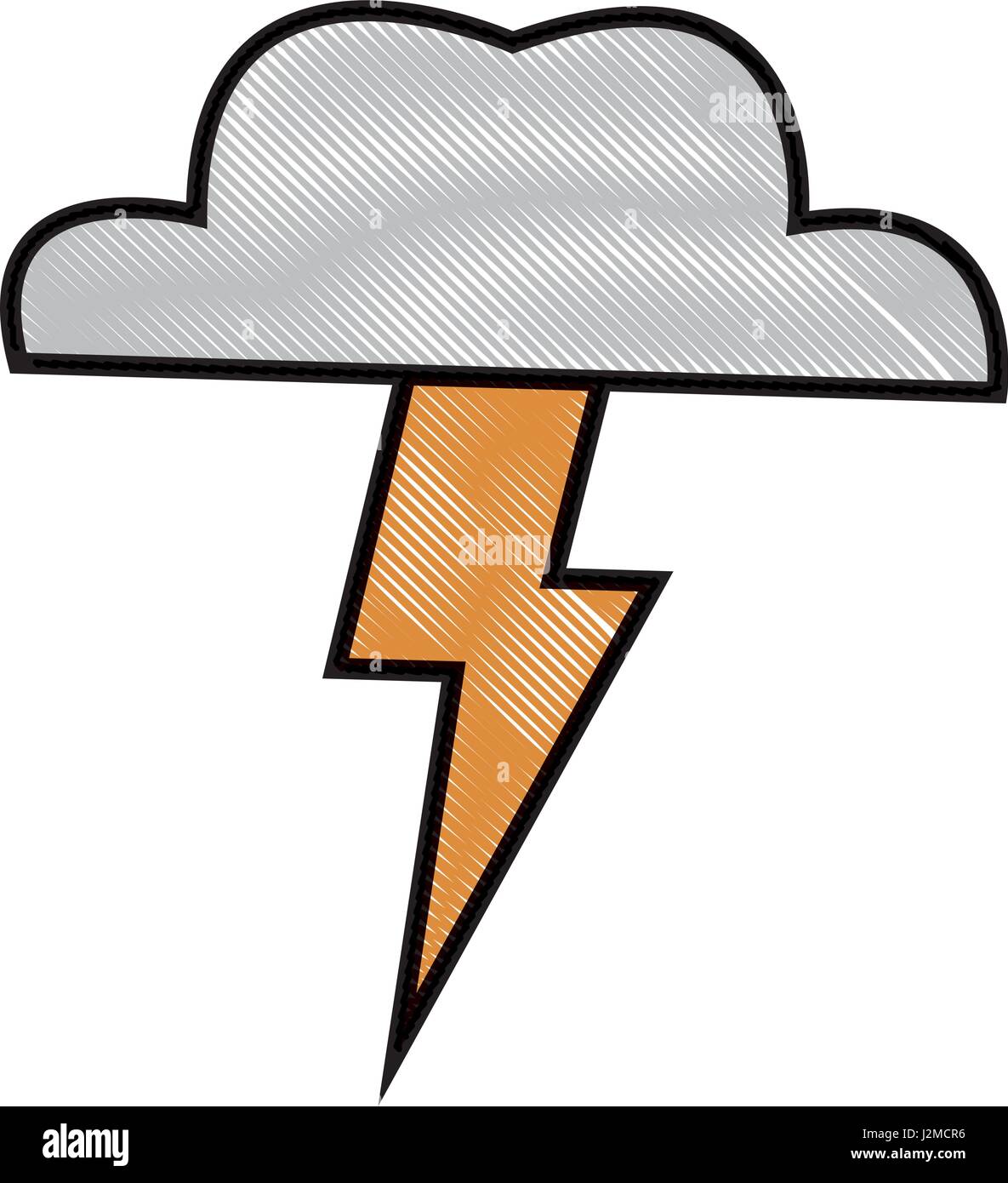 cloud thunderbolt weather storm image Stock Vector Image & Art - Alamy