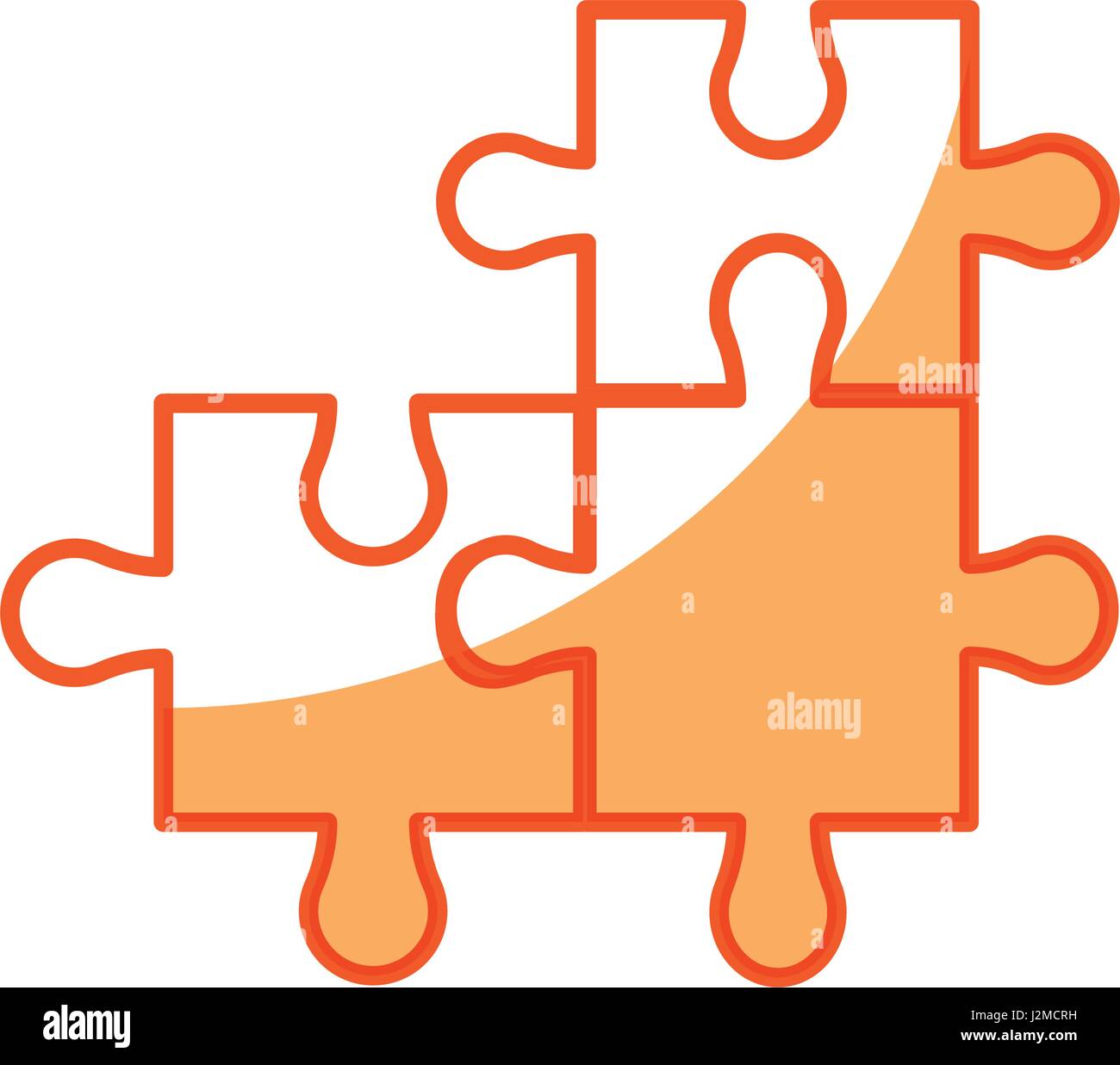 puzzle pieces object shape work Stock Vector Image & Art - Alamy