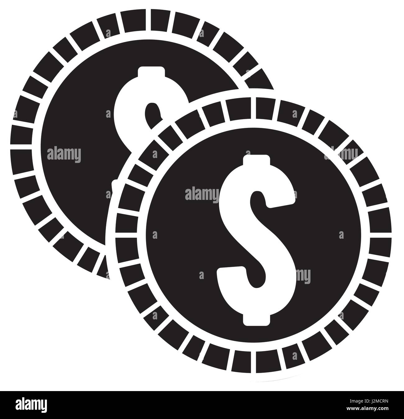 silhouette metal coins money save Stock Vector Image & Art - Alamy