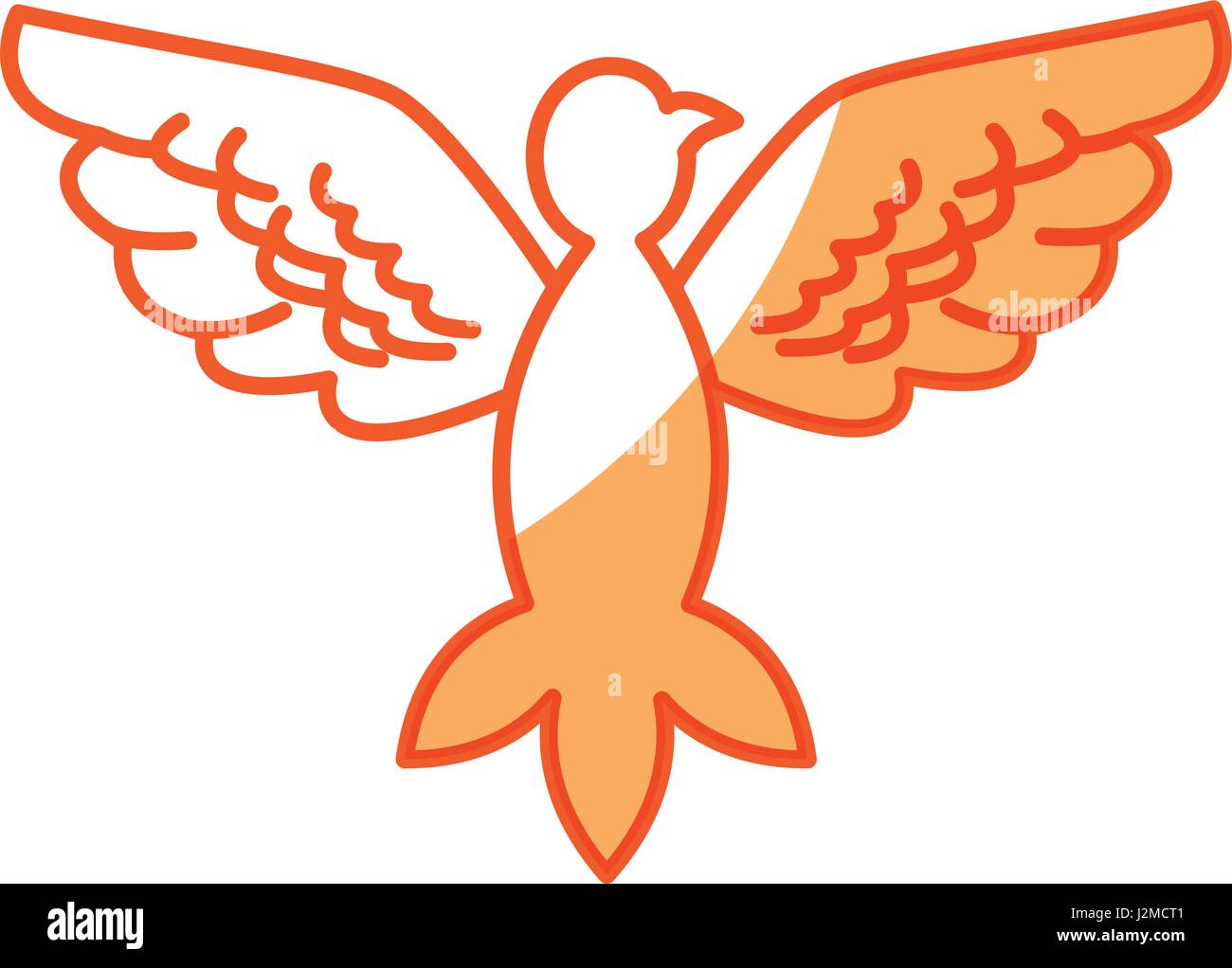 bird pigeon freedom peace wings open Stock Vector Image & Art - Alamy