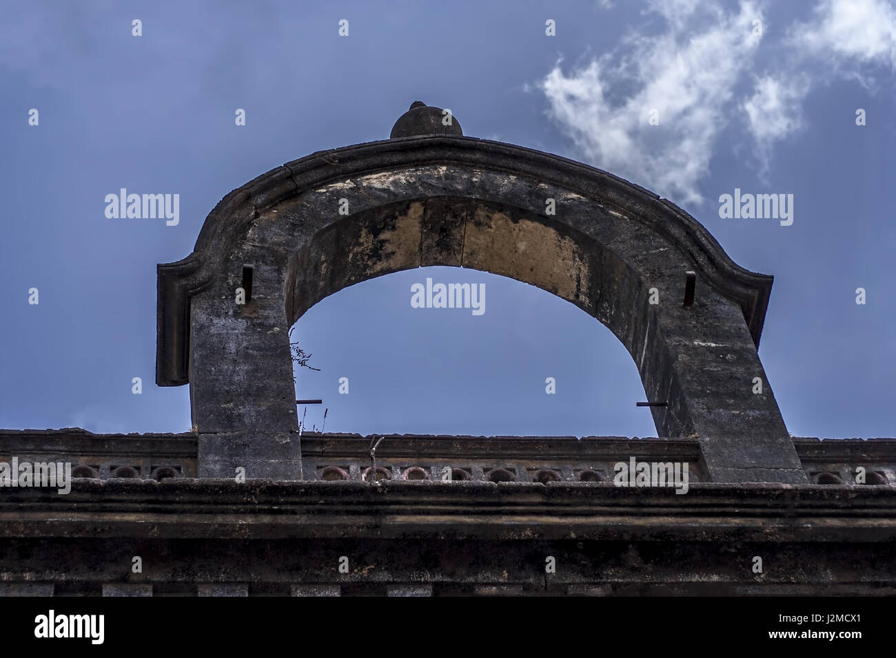 Round shaped entrance door Stock Photo - Alamy