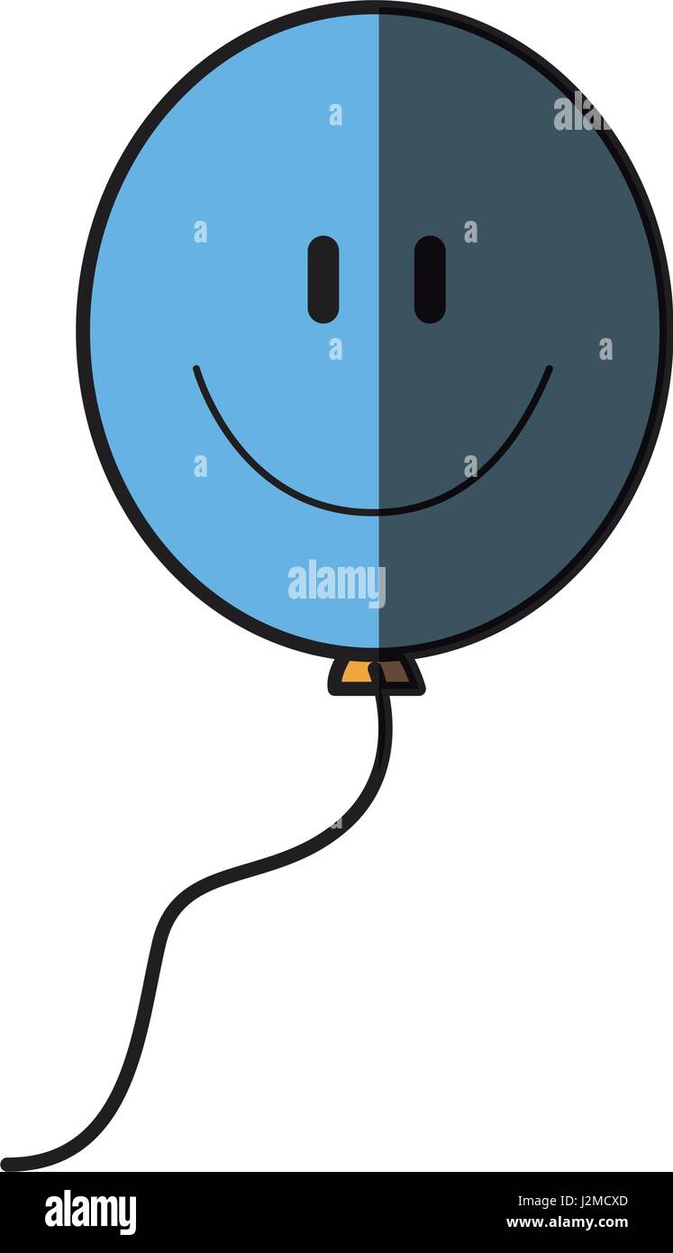 Balloon happy ghost face Stock Vector Images - Alamy