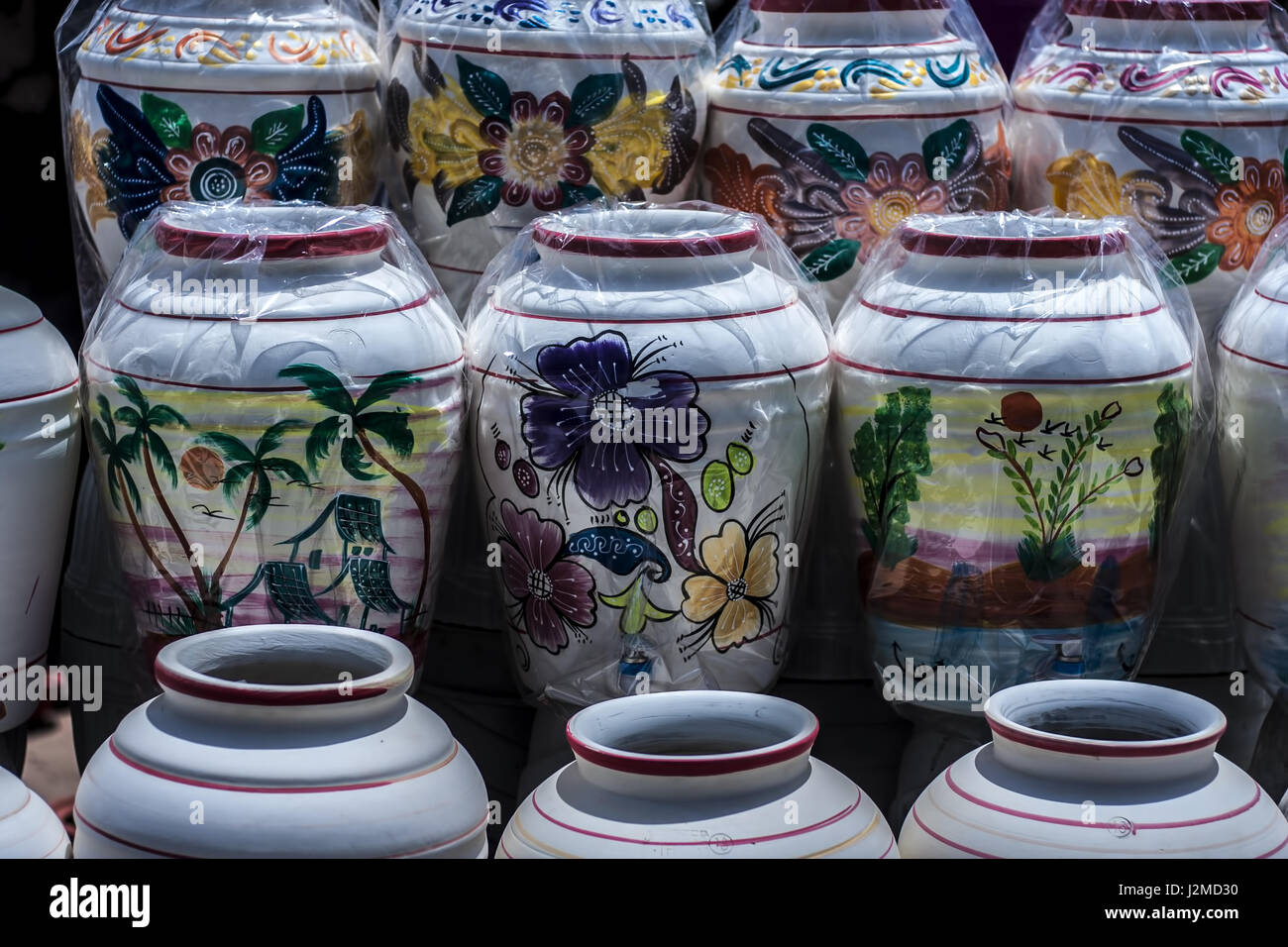 A earthen pot in the market. Commonly Known as the 'poor man's ...