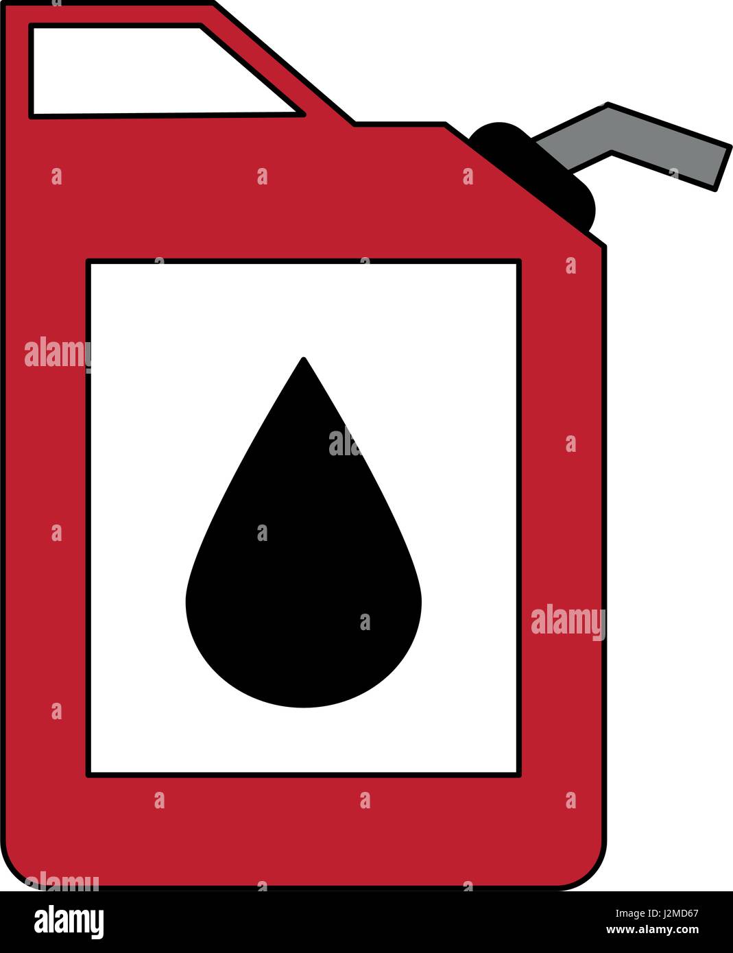 colorful graphic fuel container with petroleum drop symbol Stock Vector ...