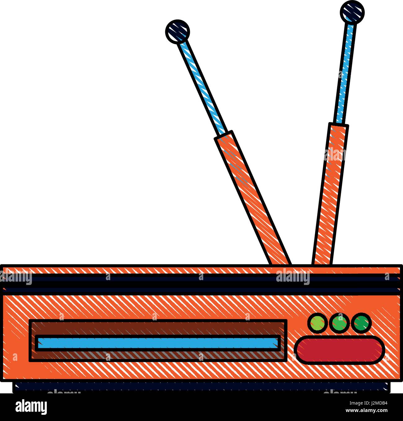 Digital decoder Stock Vector Images - Alamy