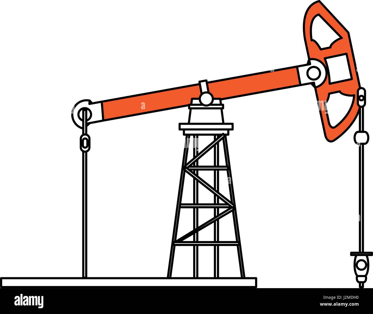 Oilfield extraction Stock Vector Images - Alamy
