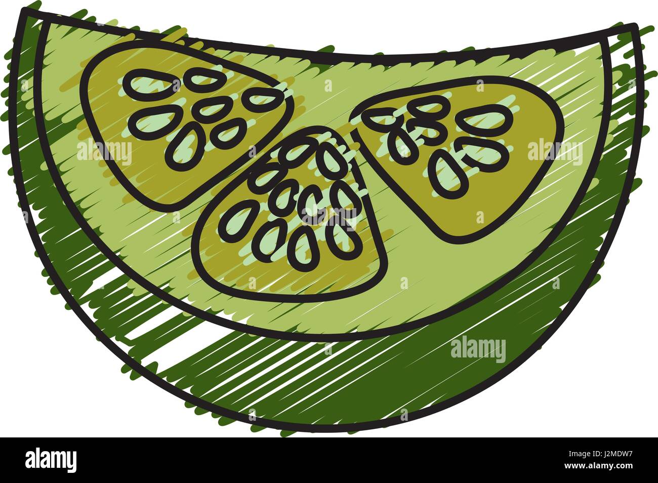 Piece of cucumber Stock Vector Images - Alamy