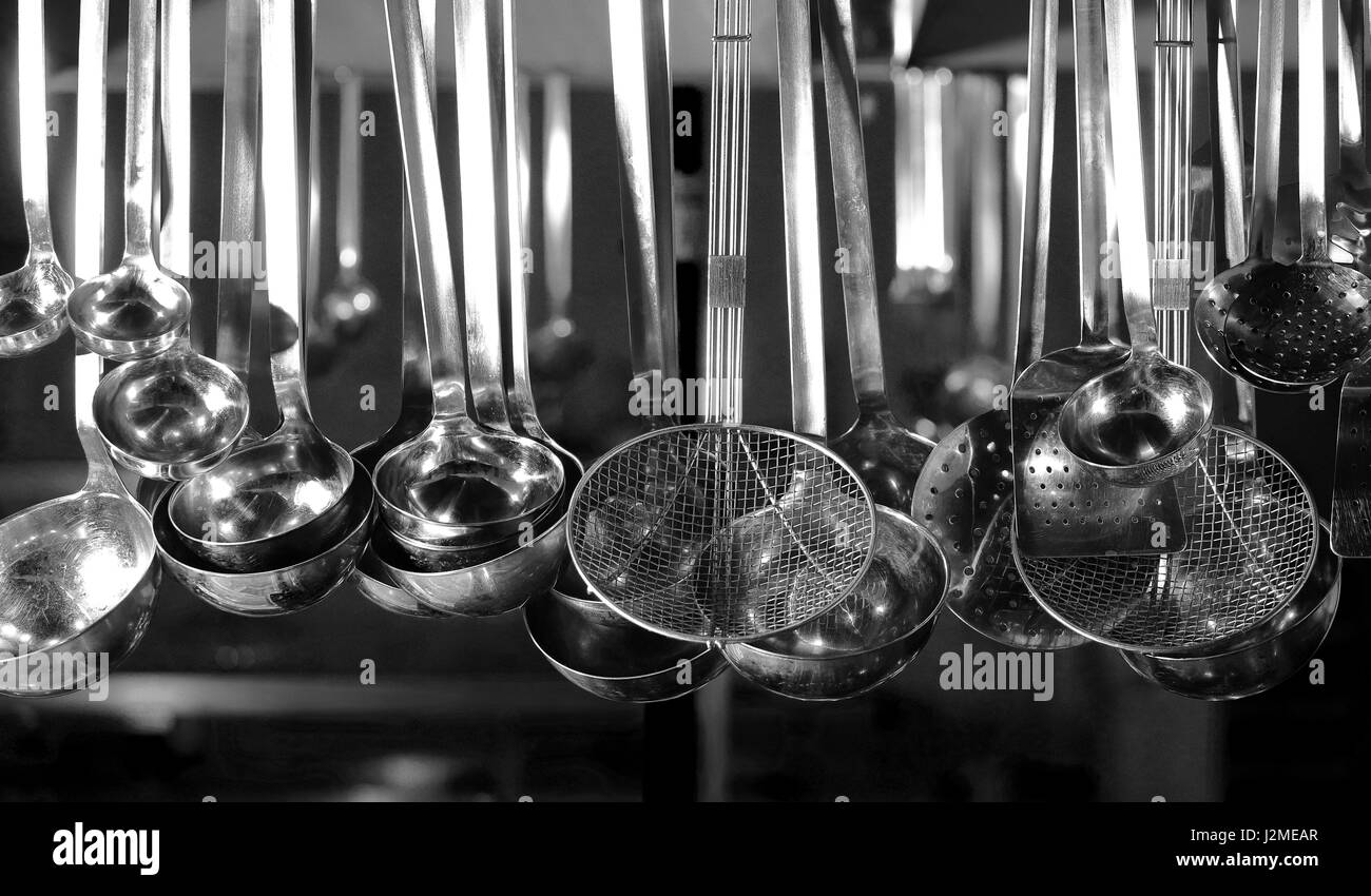 Man cooking fire in Black and White Stock Photos & Images - Alamy