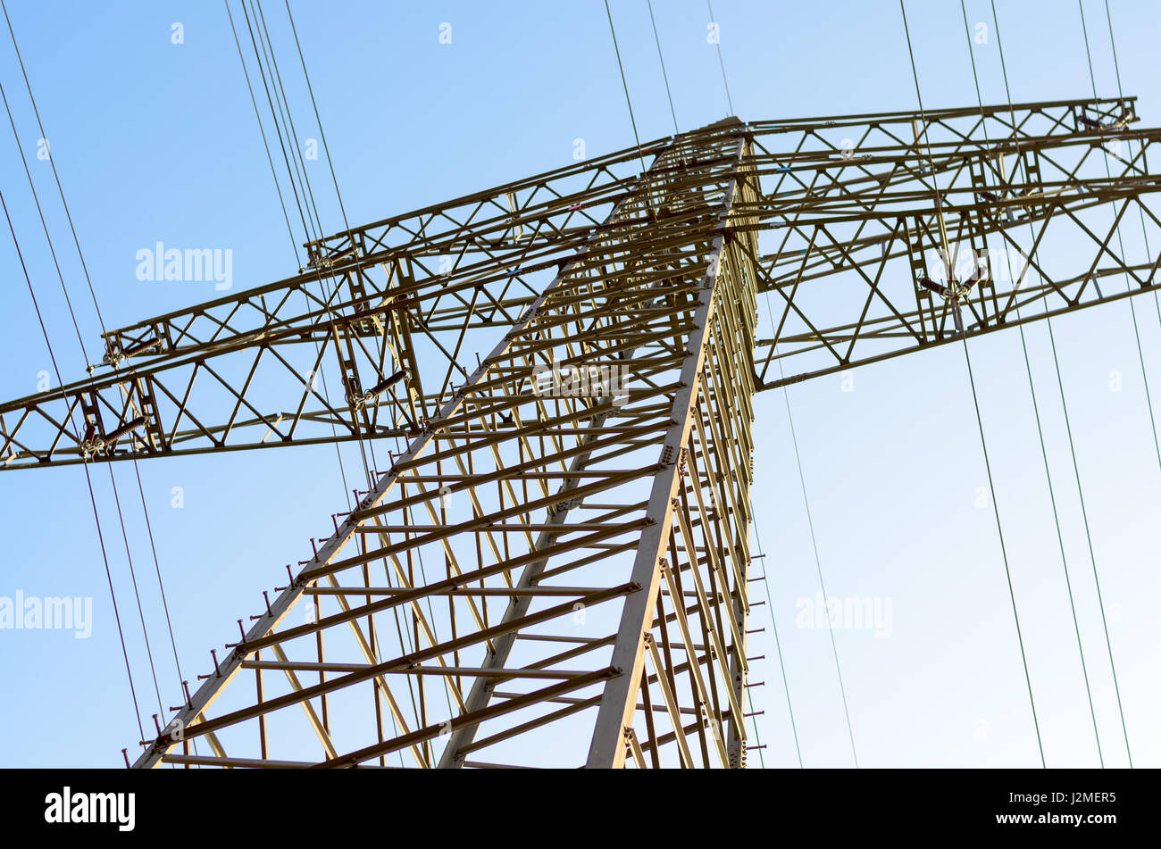 High tension power lines hi-res stock photography and images - Alamy