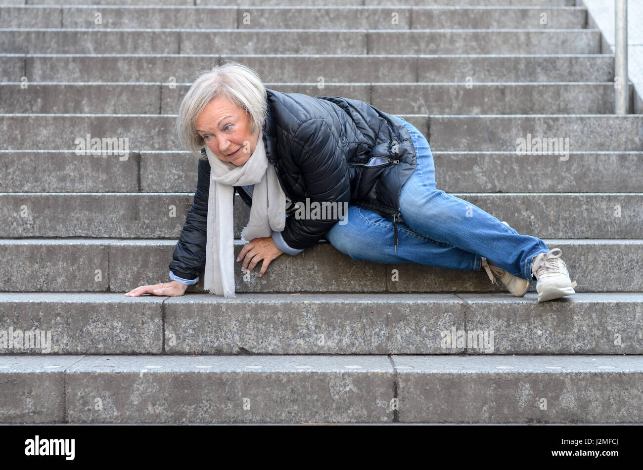 Old Woman Fallen Down