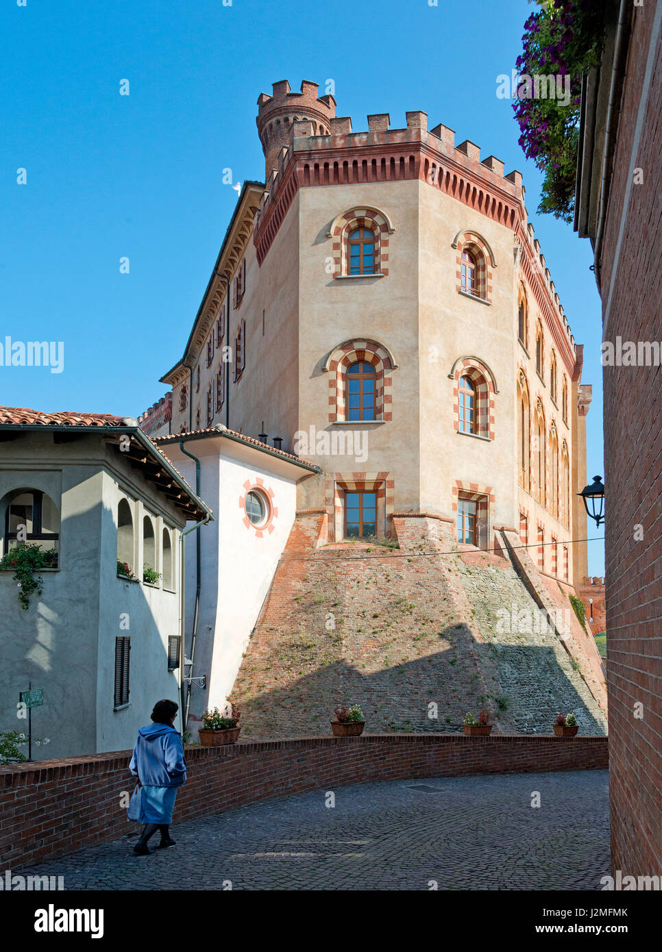 Medieval castle of barolo hi-res stock photography and images - Alamy