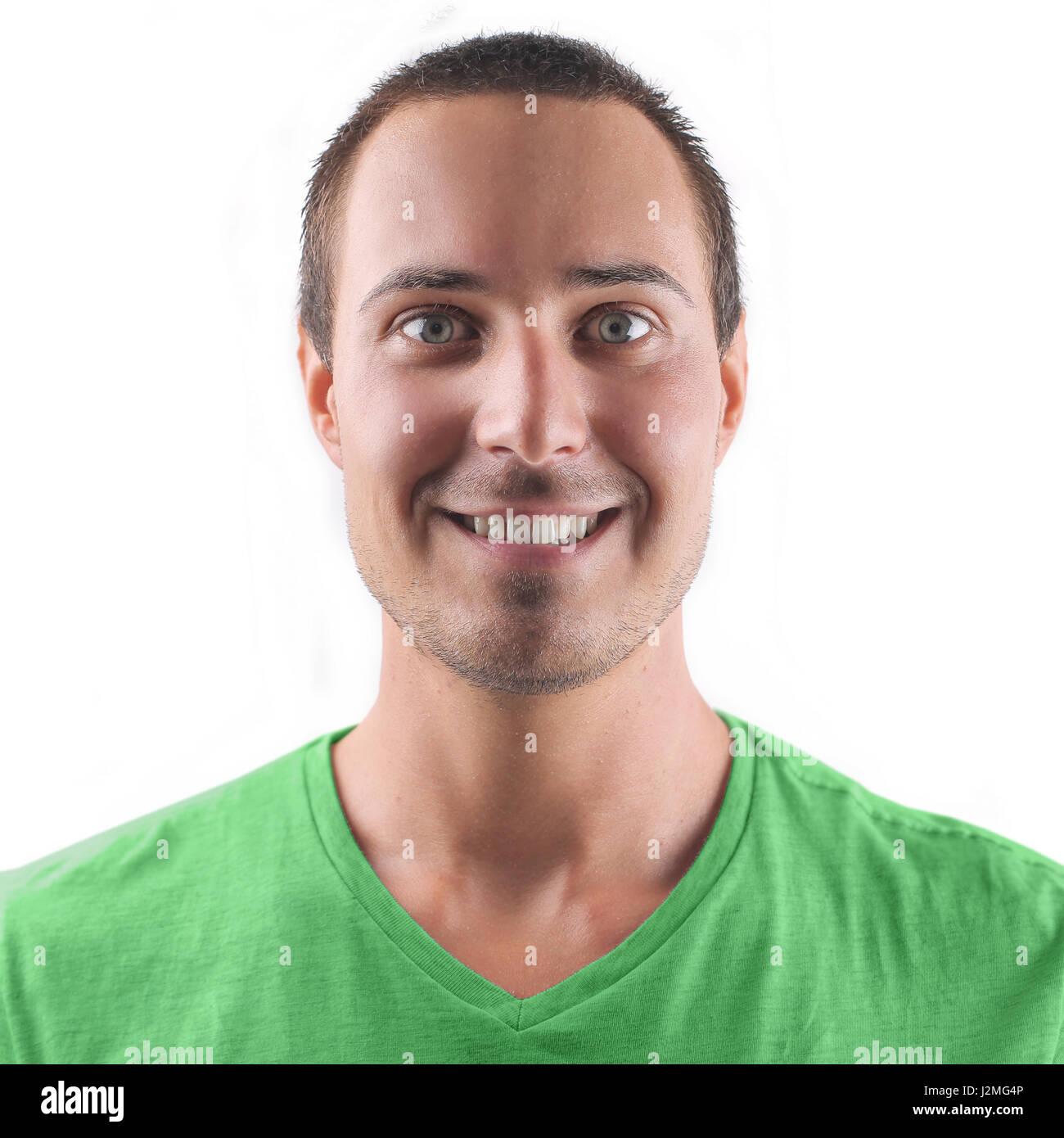 Portrait of smiling man Stock Photo - Alamy