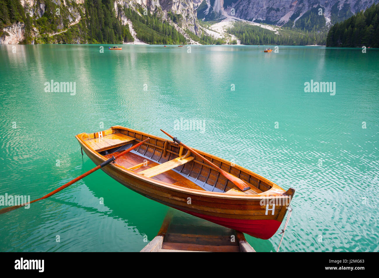 This amazing lake is located in the heart of Dolomiti mountains, UNESCO ...