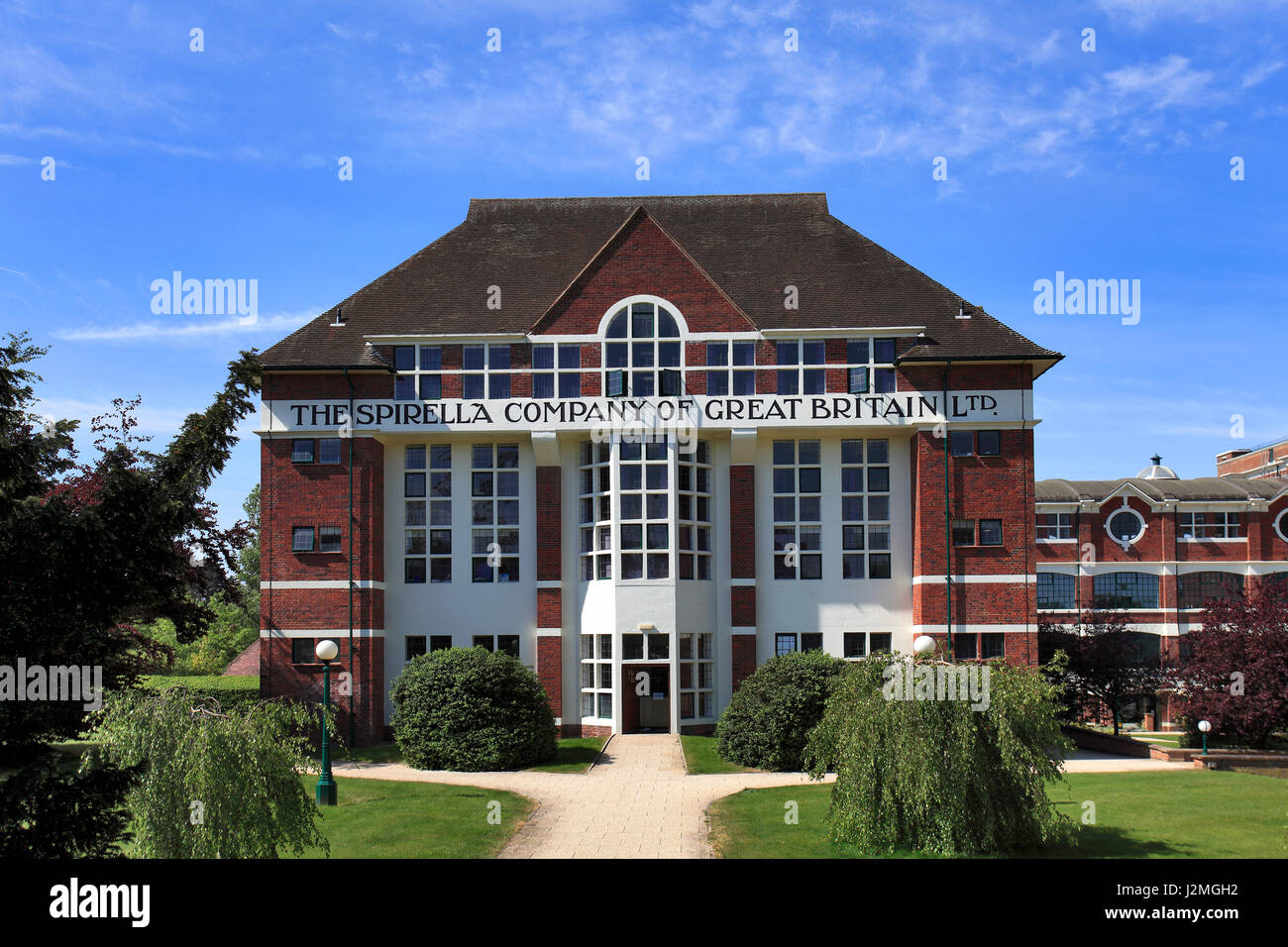 Spring, Jume, May The Spirella Building, Letchworth Garden City ...