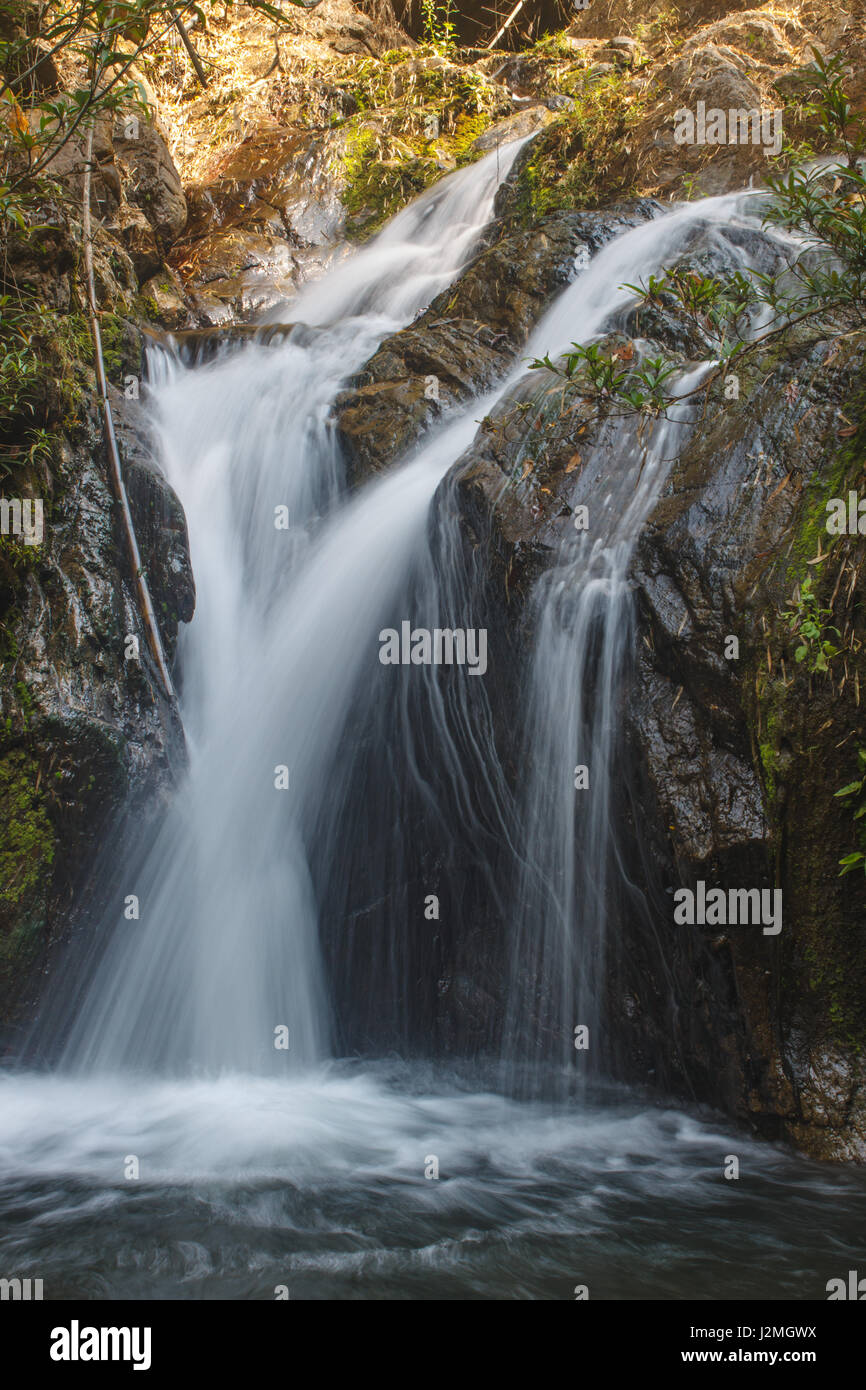Thor Thip waterfall in thai national park.waterfall in the deep forest ...