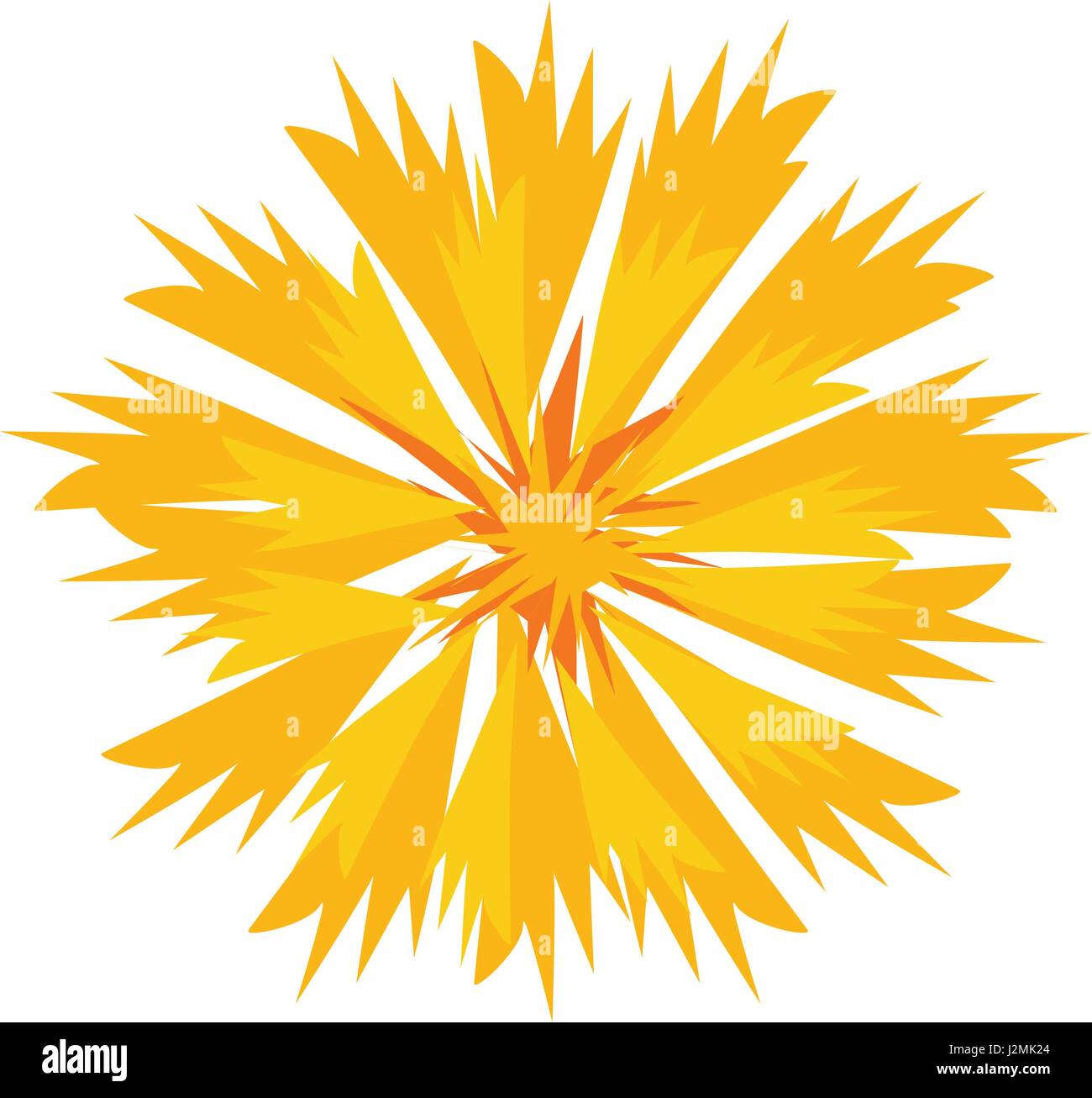 Gentle Yellow Flower Blossom in Vector Stock Vector Image & Art - Alamy