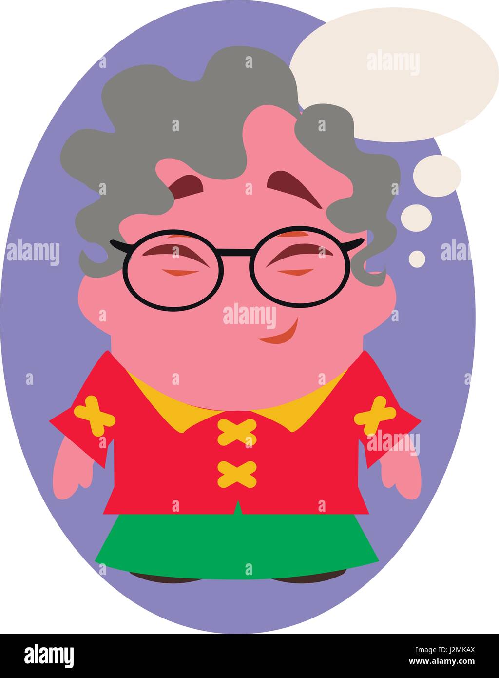 Cartoon Old Lady High Resolution Stock Photography and Images - Alamy