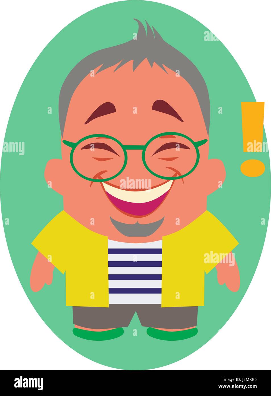 Laughing, Smiling and Happy Avatar of Little Person Cartoon Character ...