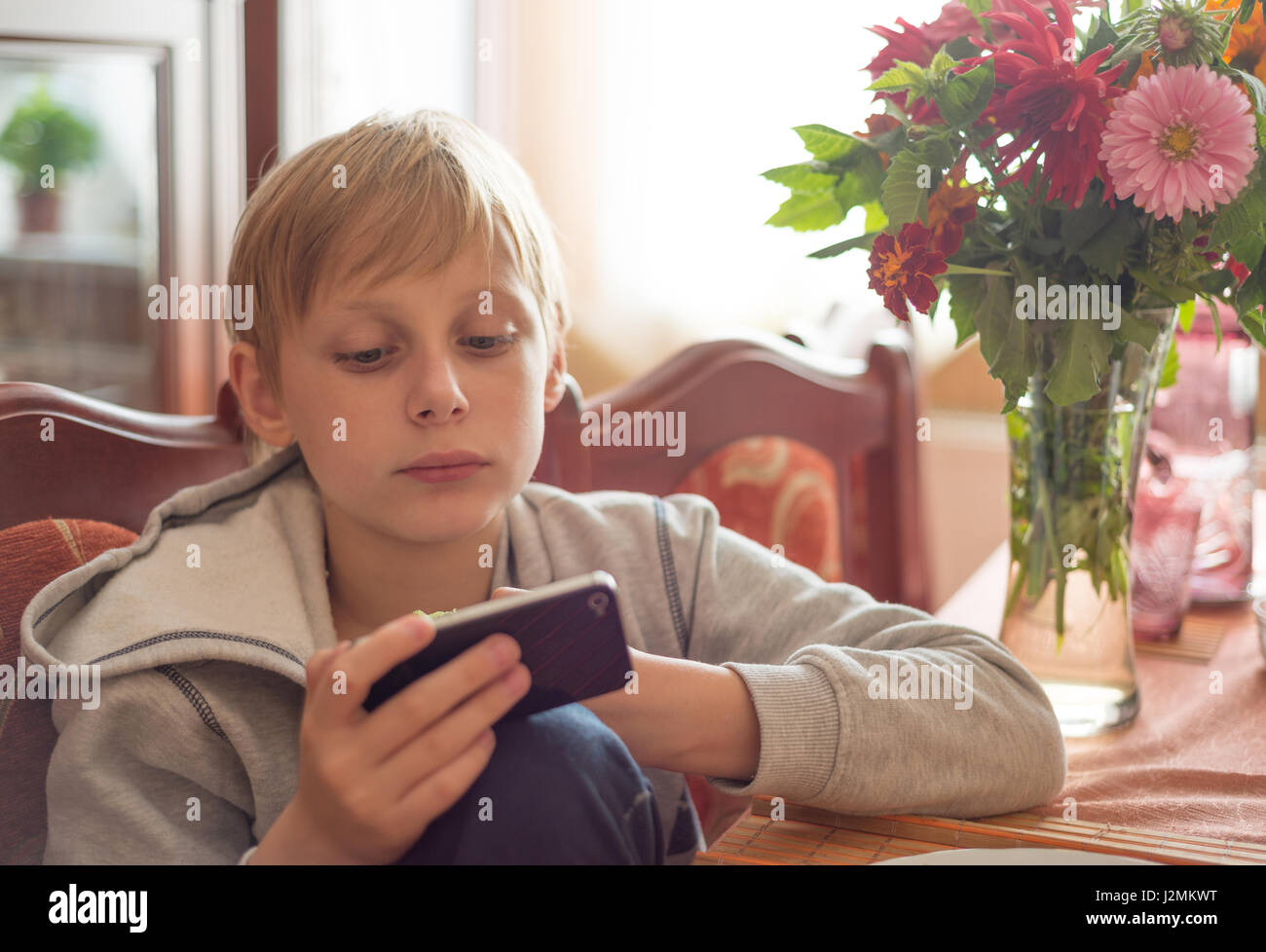 12 years old smart boy hi-res stock photography and images - Alamy
